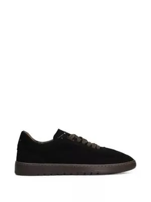 PIUMHA STUDIO Low-top Suede Sneakers - Black