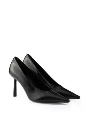 Prada Ayres Leather Pointy Toe Pumps