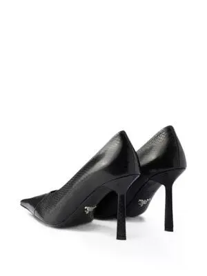Prada Ayres Leather Pointy Toe Pumps