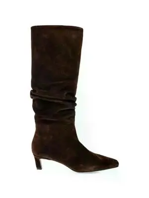 ALOHAS Kalila Suede Boots - Brown