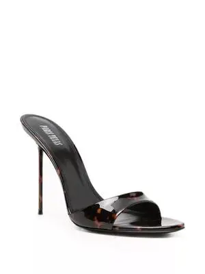 Paris Texas Tortoiseshell-effect Stiletto-heel Sandals