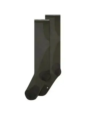 On Panelled Knee-high Socks - Green