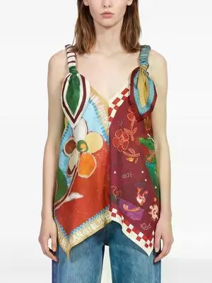 ALEMAIS X Karlee Mackie Silk Top