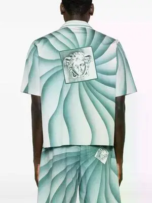 Versace Medusa Vortex-print Shirt