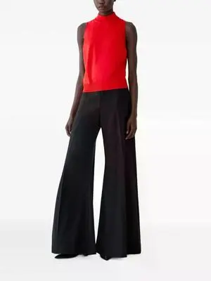 Carolina Herrera Sleeveless Mock-neck Top