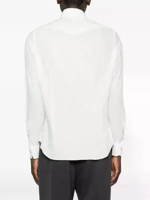 Eleventy Western-style Panelled Shirt