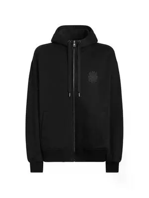 Dolce & Gabbana Cotton Hooded Sweatshirt - Black