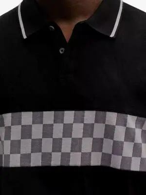 VANS Medford Checkerboard Long-sleeve Polo