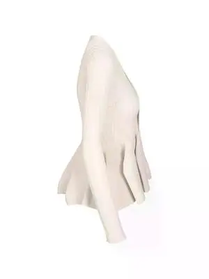 CFCL Pottery Peplum Cardigan - Neutrals