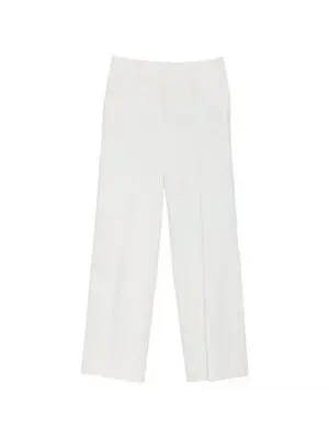 P.a.r.o.s.h Pressed-crease Wide-leg Trousers - Neutrals