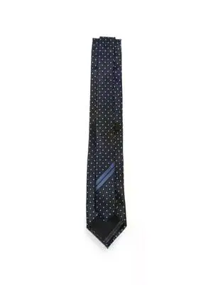 Zegna Geometric-pattern Silk Tie