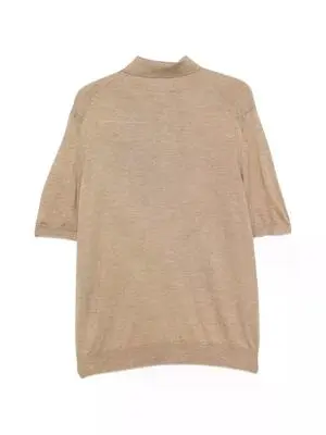 Zegna Short-sleeve Polo Sweater