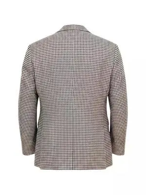 Isaia Gingham-check Blazer