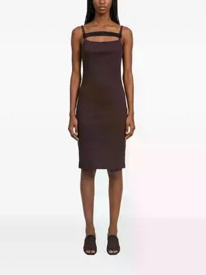 COURREGES 90's Rib Strap Dress