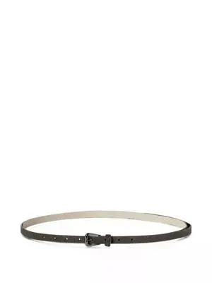 Brunello Cucinelli Suede Belt With Shiny Loop