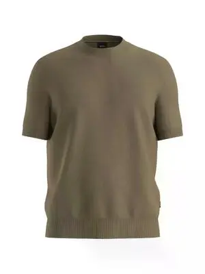 BOSS Ribbed Short-sleeve T-shirt