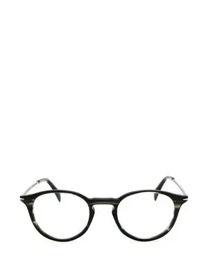 DB EYEWEAR BY DAVID BECKHAM Round Frame Glasses - Black