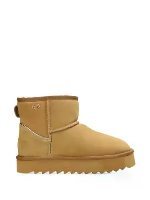 MEXX Suede Platform Boots - Neutrals