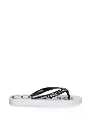 Versace Logo-print Flip-flops - Black