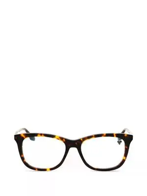 Victoria Beckham Tortoiseshell-effect Square-frame Eyeglasses - Brown