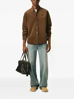 AMI Paris Corduroy Shirt With De Coeur