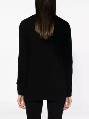 Valentino Garavani Floral Appliqué Bow-fastening Cardigan