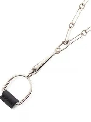 Hermès 2010s Pm Heritage Equestre Necklace