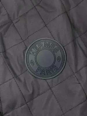 Hermès Reversible Quilted Zip-up Coat