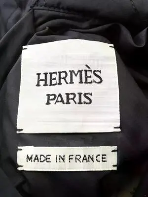 Hermès Reversible Quilted Zip-up Coat