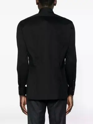 BARBA NAPOLI Spread-collar Long-sleeve Shirt