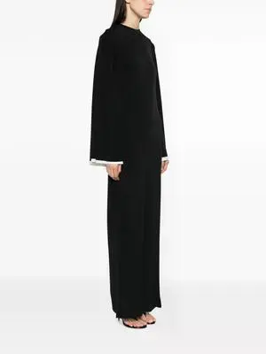 DARKPARK Jenna Split-cuff Long-sleeve Maxi Dress