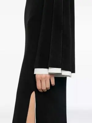 DARKPARK Jenna Split-cuff Long-sleeve Maxi Dress