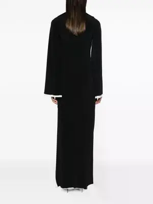 DARKPARK Jenna Split-cuff Long-sleeve Maxi Dress