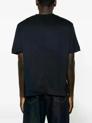 PAOLO PECORA Ribbed-trim Short-sleeve T-shirt