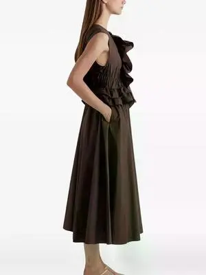 MEIMEIJ Ruffled Midi Dress