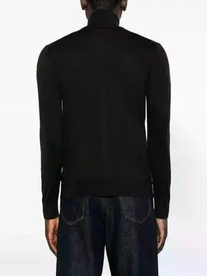 PAOLO PECORA Zip-up High-neck Cardigan