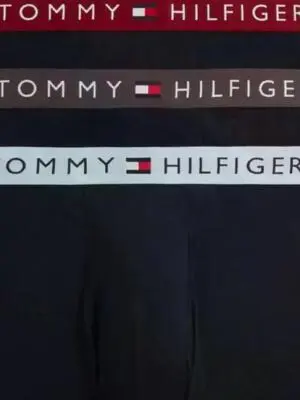 Tommy Hilfiger Logo-waistband Boxers - Black