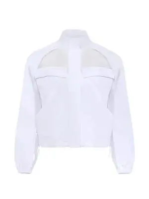 Anatomie Crystal Organza-panelled Jacket - White