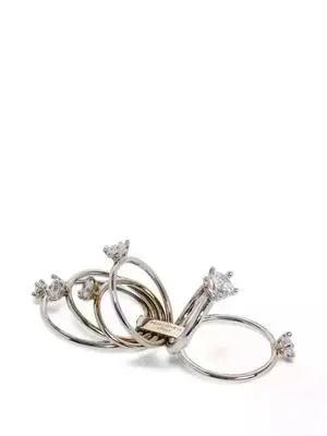 PANCONESI Diamanti Orbit Ring - Silver