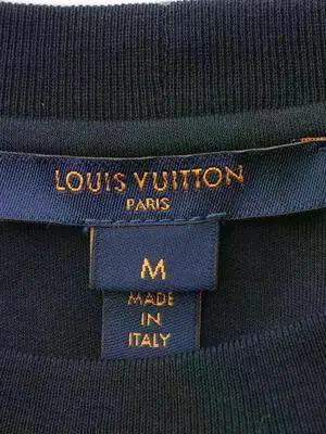 LOUIS VUITTON 2010s Patterned Short-sleeve Midi Dress