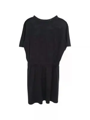 LOUIS VUITTON Short Sleeve Printed Midi Dress