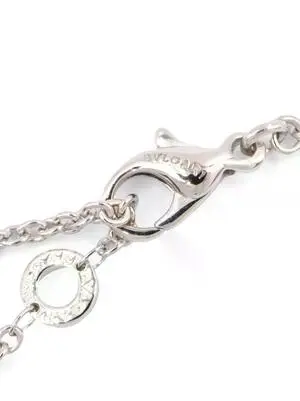 BVLGARI 18kt White Gold Astrale Link Necklace
