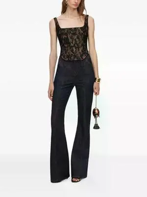 SELF-PORTRAIT Lace Corset Top