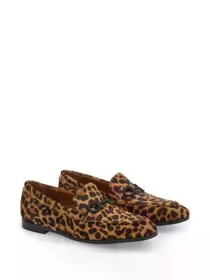 FERRAGAMO Gancini Loafers - Brown