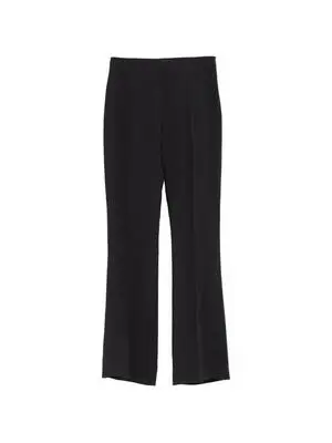 THE ROW Fabien Silk Cady Flared Leg Trousers