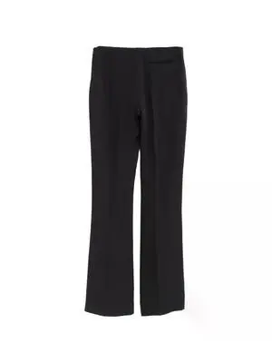 THE ROW Fabien Silk Cady Flared Leg Trousers