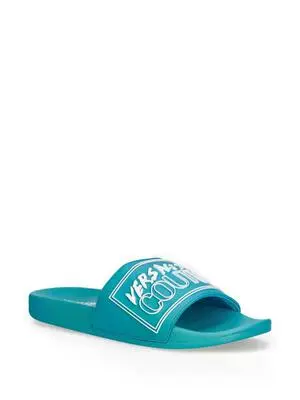 Versace Logo Patch Slides