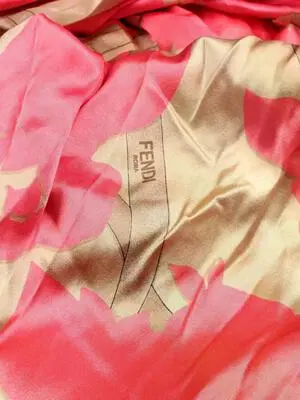 Fendi 2010s Floral-pattern Asymmetric Skirt