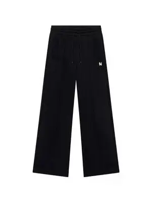MSGM Logo-patch Drawstring Track Pants - Black