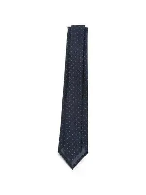 Emporio Armani Polka-dot Silk Tie
